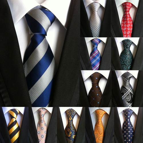 New 60 Styles Paisley Stripes Ties for Men Classics Business High Weft ...