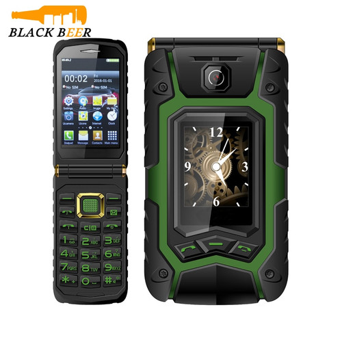 Mosthink Land Rover X9 Flip Dual Screen 3.5" One-key Dial And Call GSM Senior Phone Dual SIM ...