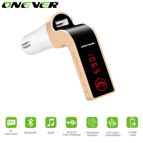 4-In-1 Hands Free Wireless Bluetooth FM Transmitter Modulator Car Kit ...