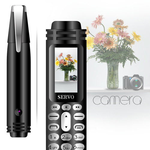 SERVO K07 Pen mini Cellphone 0.96" Tiny Screen GSM Dual SIM Camera ...