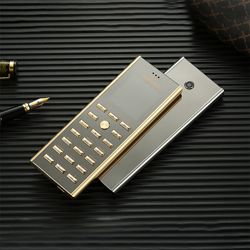 Luxury metal body dual sim key cell phone cectdigi V01 Small mini card ...