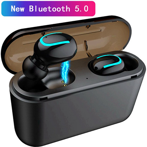 Mini V5.0 Wireless Earbuds Bass Stereo Bluetooth Earphone Portable ...