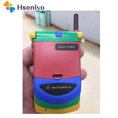 Old Fashion Original Unlocked Motorola StarTAC Rainbow Flip GSM Mobile ...