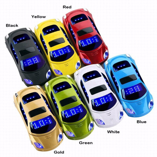 NEWMIND F15 Unlocked Flip Mini Sport Car Model Cell Phone Gold F15 ...