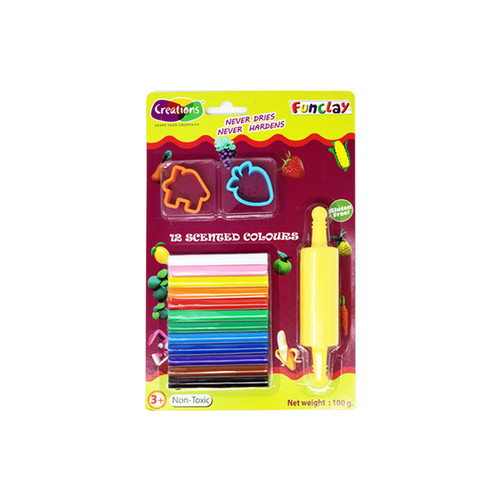 Funclay clay toy art clay set for kids by Creations - Onshopdeals
