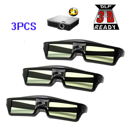 3pcs/lots ATCO Professional Universal DLP LINK Shutter Active 3D ...