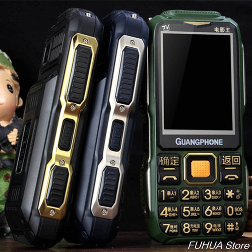 Analog TV Rugged Mobile Phone D8200 Touch Screen Big Keyboard Loud ...