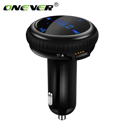 Onever FM Transmitter Bluetooth Modulator Hands Free Car Kit with Car ...