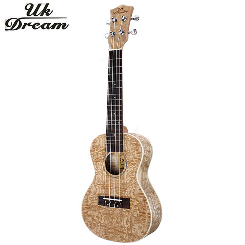 UK Dream Mini Acoustic Guitar Fraxinus Ukulele 23 Inch Musical Stringed ...