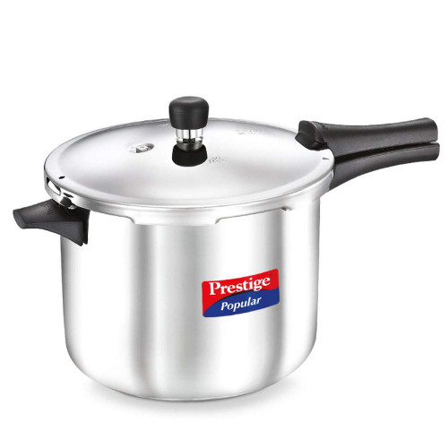 Prestige Induction Base Stainless Steel Pressure Cooker, 7.5 Litters ...