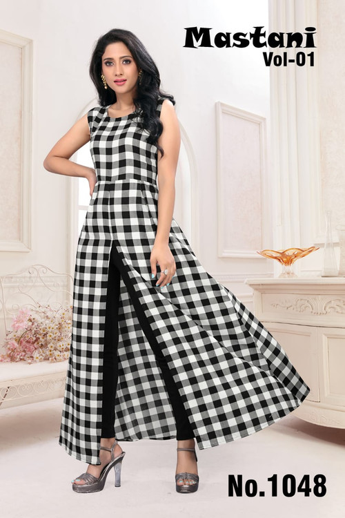 Presenting Mastani Classy Glamorous Women Poly Crepe Fabric Black Top ...