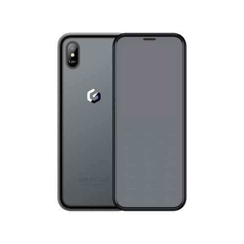 Unlocked Luxury Gold Metal Frame Cell Phone Super Mini Ultrathin Card ...