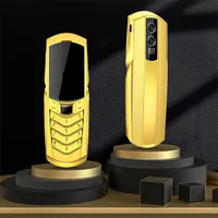 Luxury Unlocked Golden Cell phone 2G GSM Dual sim card Mobile - Onshopdeals