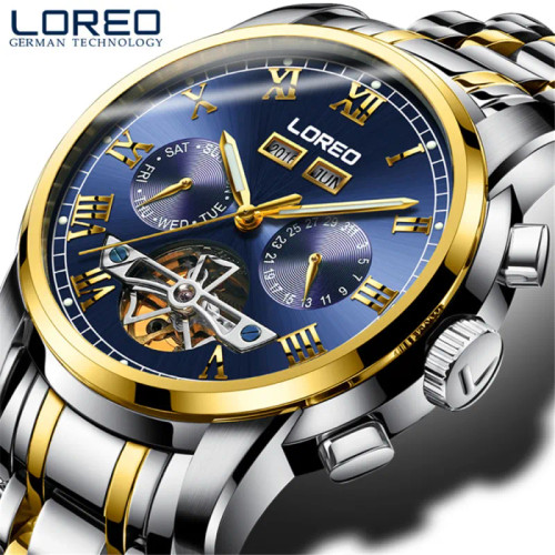 LOREO watch men's mechanical watch - Onshopdeals