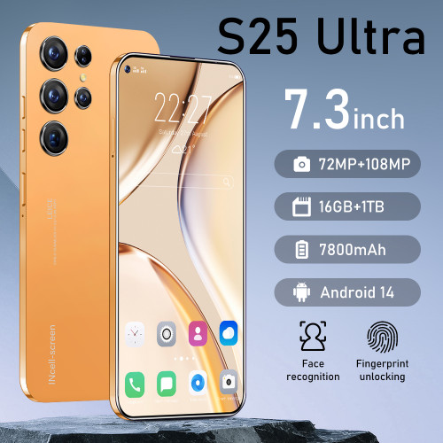 S25+ ULTRA Android 5G Smartphone 16GB+1TB 7.3-inch Mobile Phone Smart ...