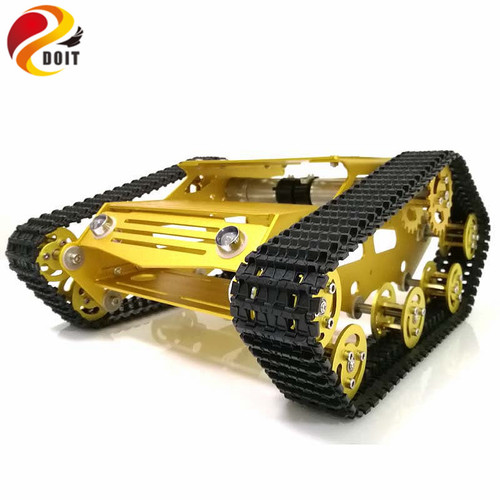 DOIT Y100 Robot Tracked Tank Car Chassis with Aluminium Alloy Frame and ...