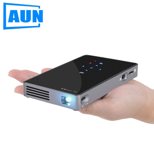 AUN Android 7.1 DLP Projector D5S, Built-in WIFI, Bluetooth, 4,500mAH ...