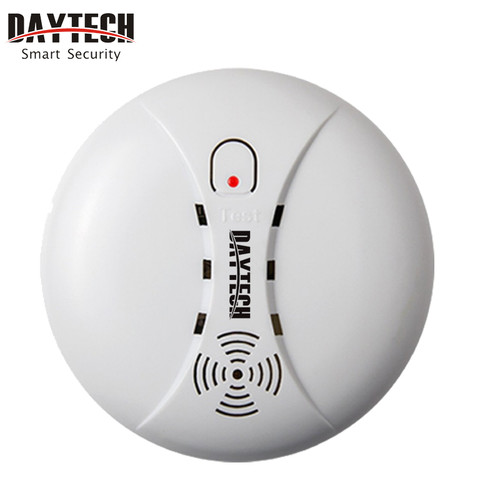 DAYTECH Smoke Detector Alert Sensor Fire Alarm Sensor 85db Battery ...