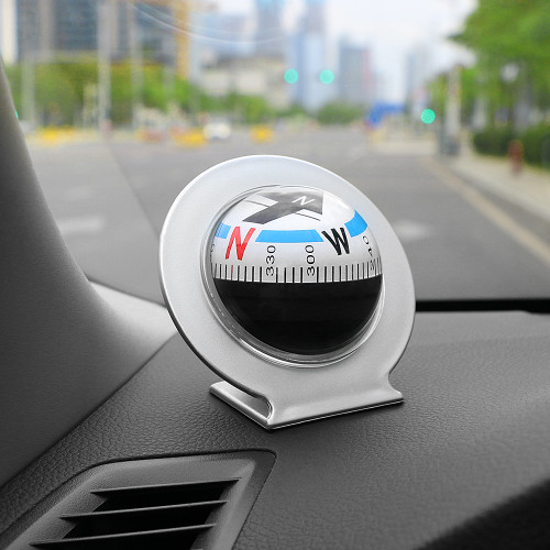 ABS Vehicle Car Navigation Compass Ball Decoration Ornaments Auto ...