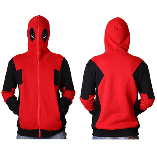 Deadpool Sweatshirt 2017 Winter Fashion Mens Hoodies Red Streetwear ...