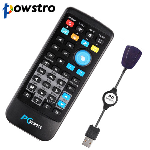 Wireless Mouse Remote Control Controller USB Receiver IR Remote Control ...