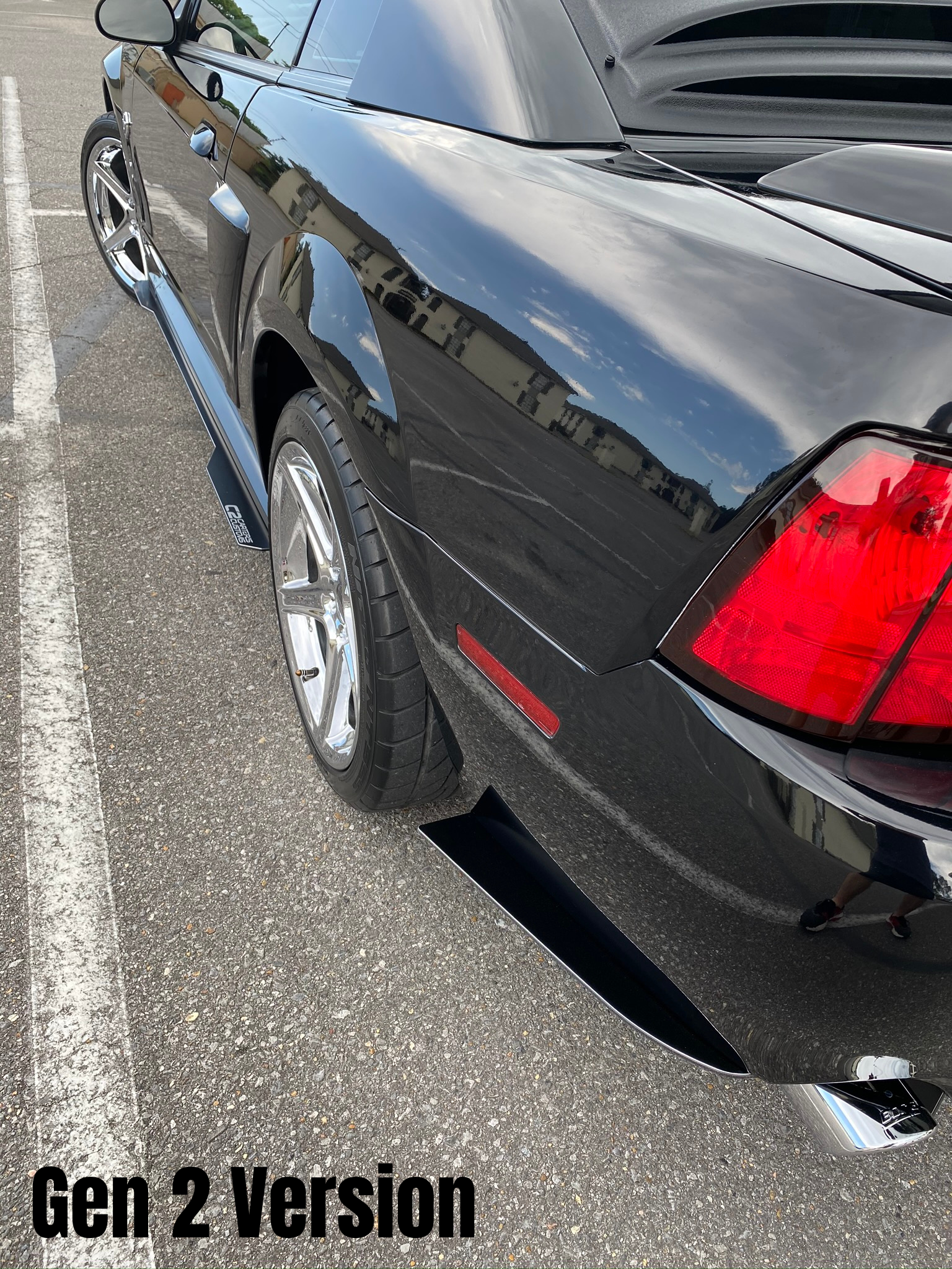 New Edge Mustang Side & Rear Splitter Combo