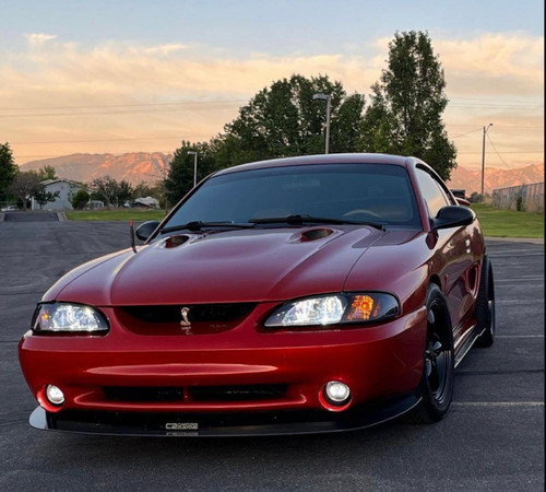 94-98 Cobra Mustang C2 Fiber Flat Bottom Race Splitter