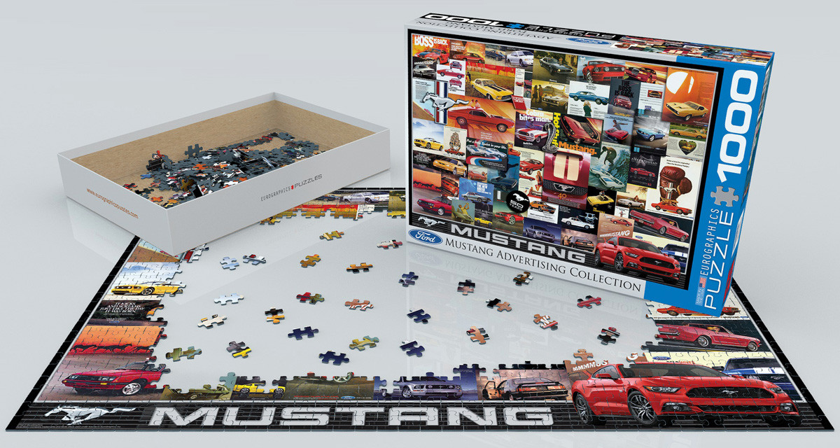 Puzzle - Mustang Vintage Ads - 1000 Pieces - StangStuff