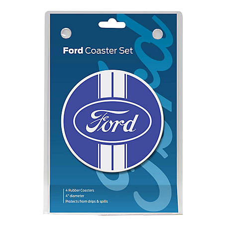 Coaster 4-Pack - Ford Blue Oval - StangStuff