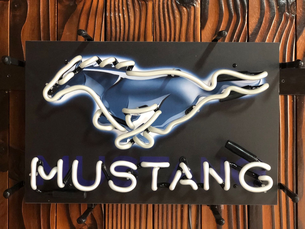 Neon Sign - Mustang Jr With Backing 17" 5SMLMJ - StangStuff