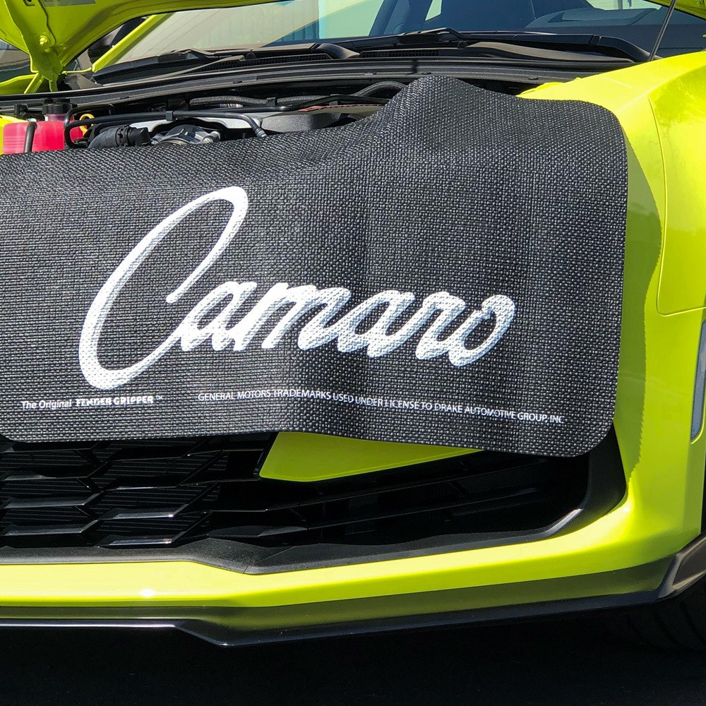 Camaro Script Logo Fender Gripper - StangStuff