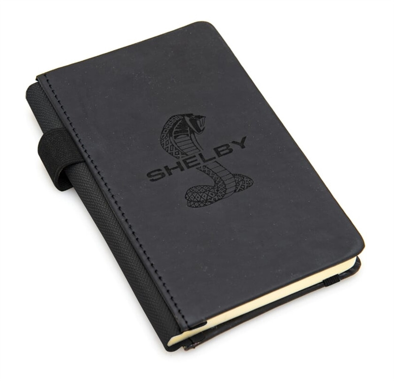 Journal - Mini Shelby Black Embossed Snake - StangStuff