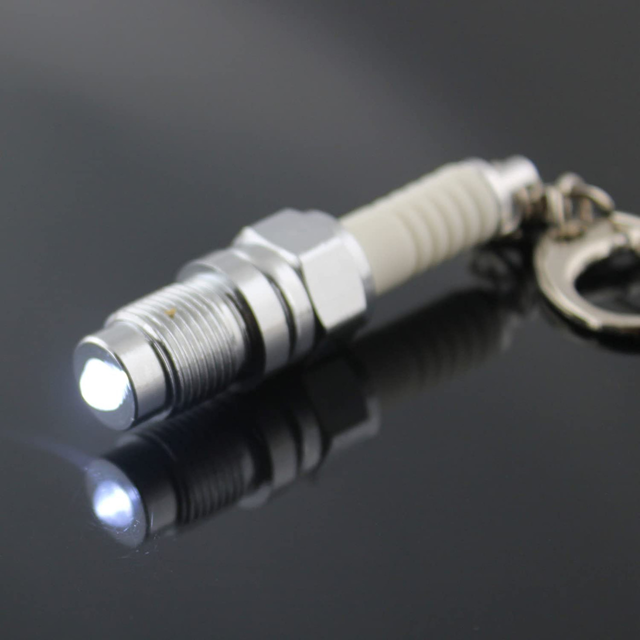 Key Chain - Spark Plug Flashlight - StangStuff