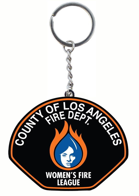 Keychain - Women's Fire League Patch Style - StangStuff