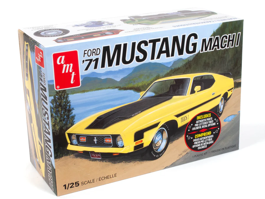 1971 Mustang MACH 1 Fastback Model Kit by AMT - StangStuff