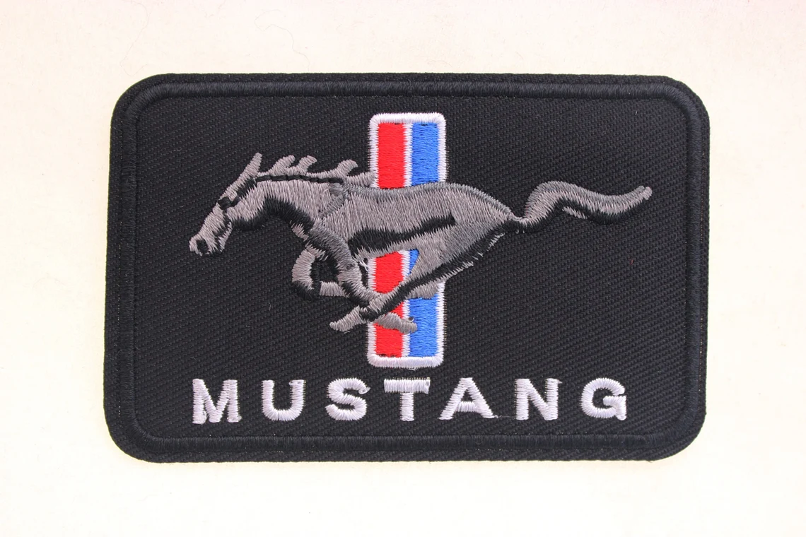 Patch - Ford Mustang Black Rectangle - StangStuff