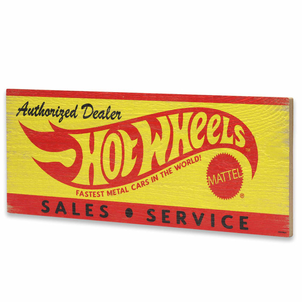 Hot Wheels Authorized Dealer Wood Sign - StangStuff