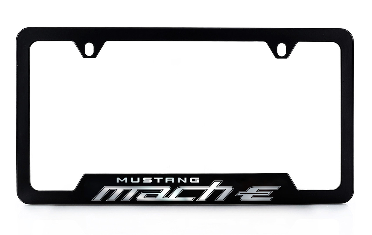 Mach E Mustang License Plate Frame - Black - StangStuff