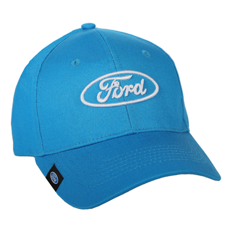 Ford Oval Logo Blue Hat - StangStuff