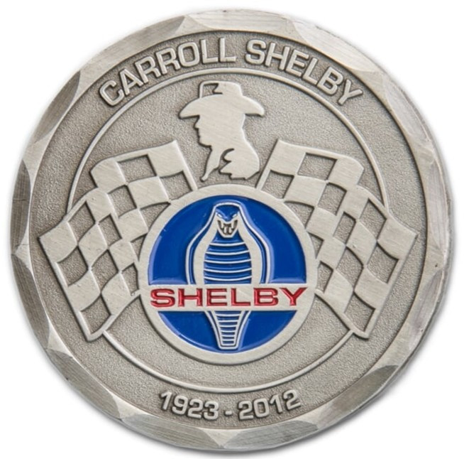 Carroll Shelby Satin Challenge Coin - StangStuff