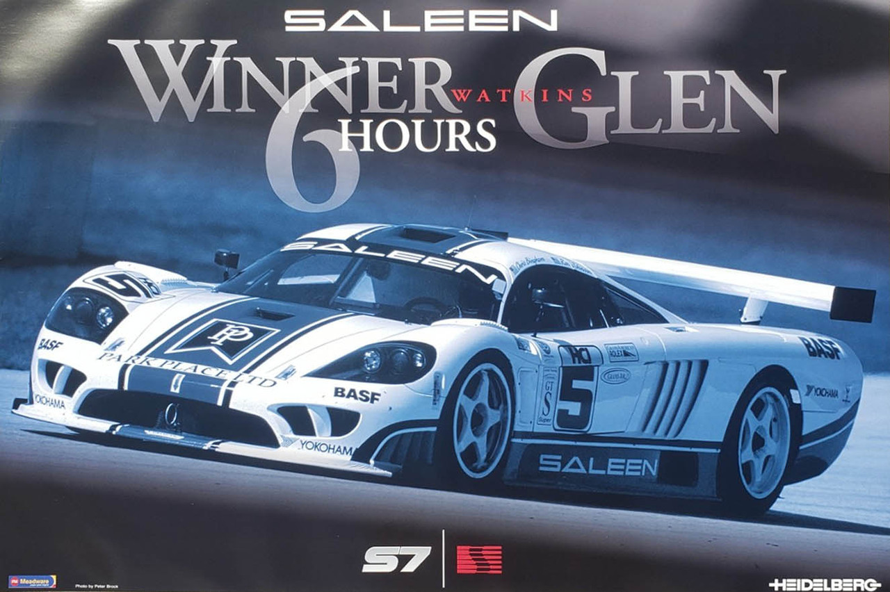 Saleen Winner Watkins Glen S7 Supercar Poster - StangStuff