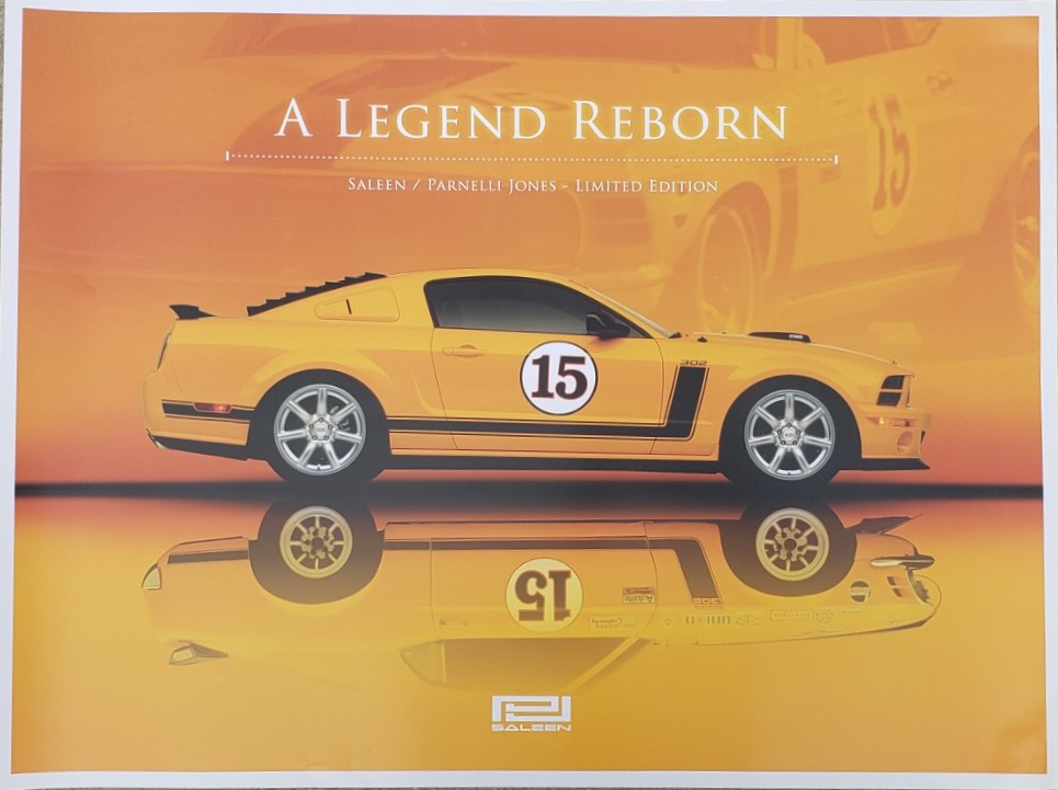 Saleen Parnelli Jones Edition Mustang Poster - StangStuff