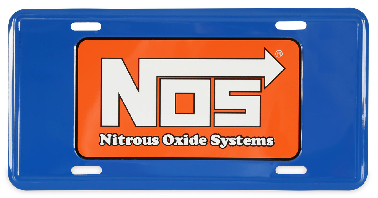 NOS License Plate - Classic NOS Logo Style - StangStuff