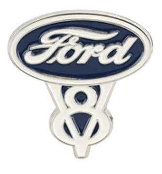 Pin - Ford V8 Logo Lapel Pin - StangStuff