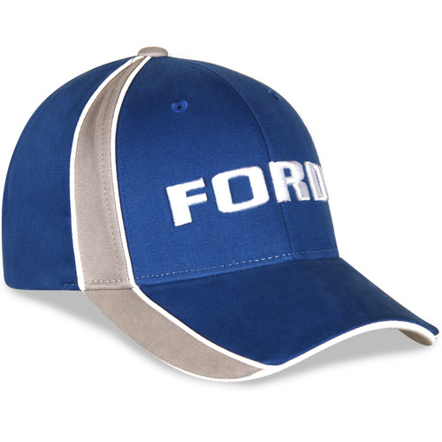 Ford Hat - Blue Block Text Logo - StangStuff