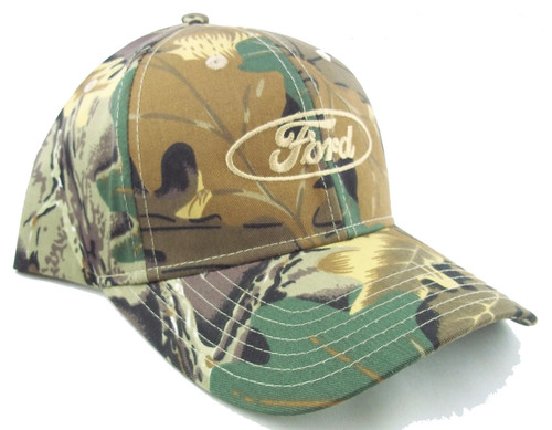 Ford Twill Camo Hat - All Twill - StangStuff