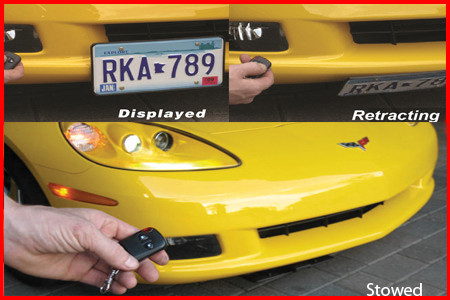 Retractable License Plate - Powered - StangStuff