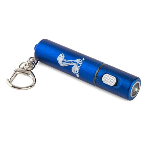 Key Chain - Shelby LED Flashlight - Royal Blue - StangStuff