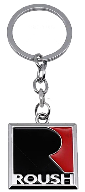Key Chain - Roush Metal Square Logo - StangStuff