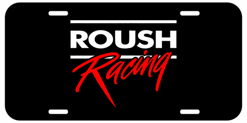 Roush Racing Black Dealer Plate - StangStuff